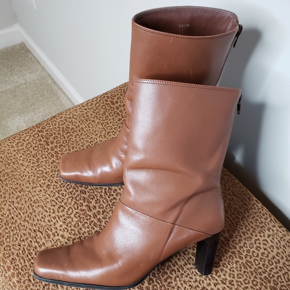 Markon Waldo | Shoes | Markon Waldo Boots Caramel Color Side Zipper ...